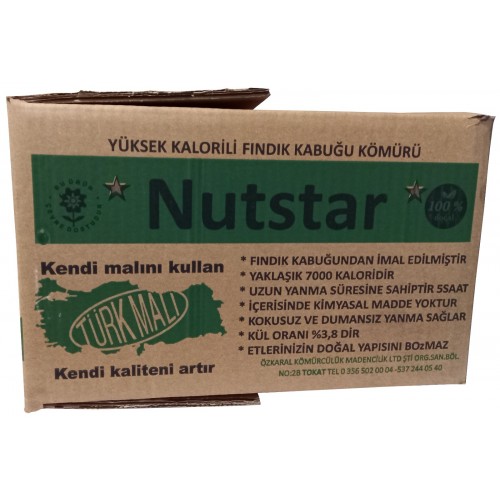 Nutstar Fındık Nargile Kömürü 10kg